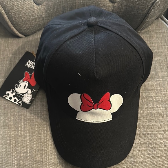 Disney | Accessories | Disney Black Cap With White Trim | Poshmark